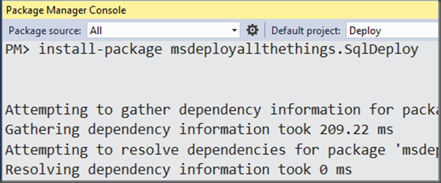 Deploying Sql Scripts With Msdeploy Dotnet Catch Blogging Net C And Devops Topics