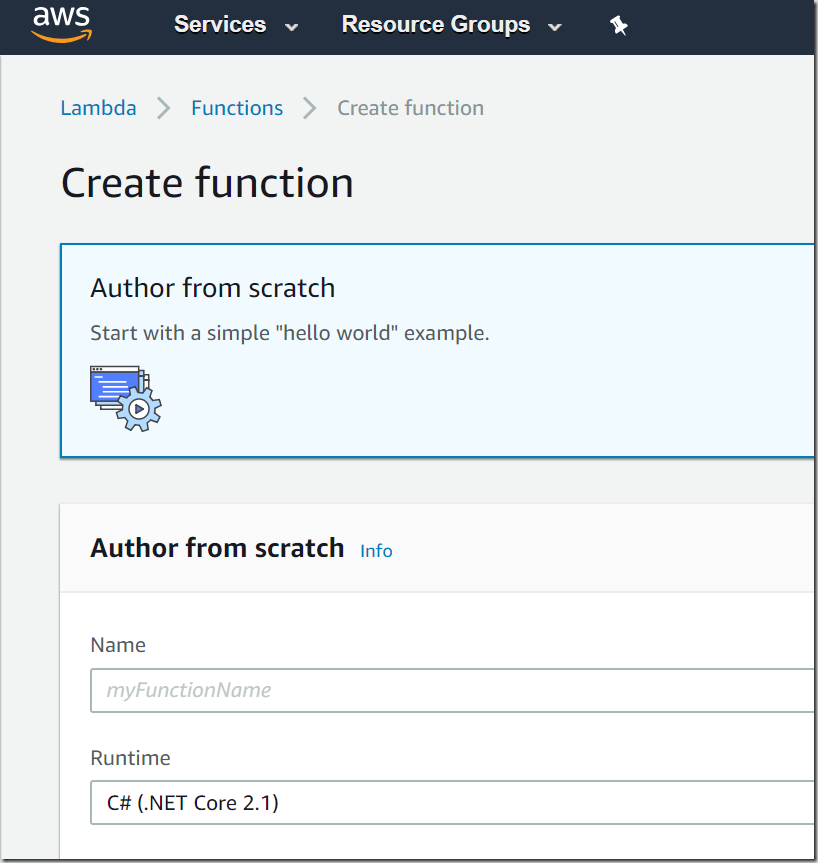 Developer Perspective Aws Lambda Vs Azure Functions First Impressions Dotnet Catch